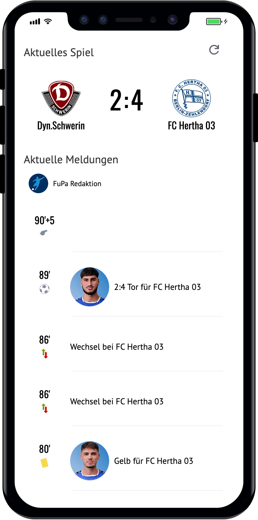 Kostenlose Fussball Widgets für Vereins-Homepage | FuPa